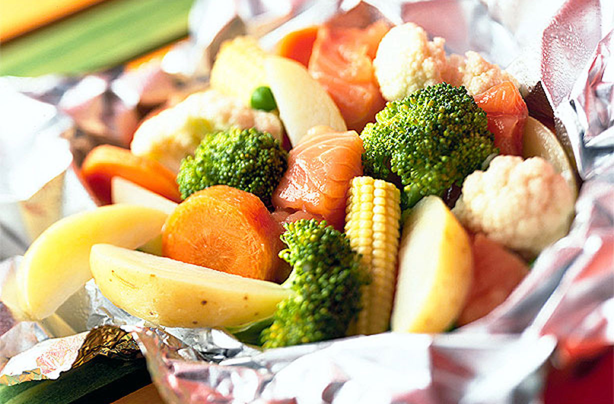 Salmon And Vegetable Parcels | Recipes | GoodtoKnow