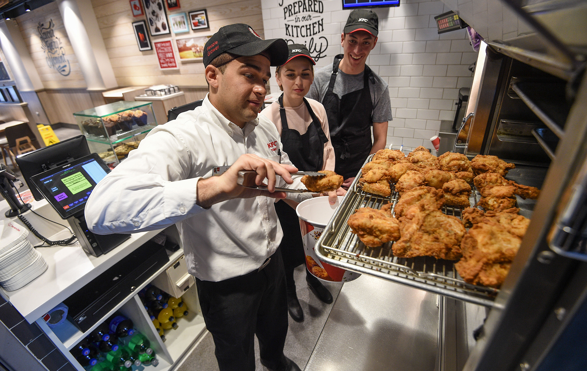 KFC is opening its kitchens for customers to cook their own chicken