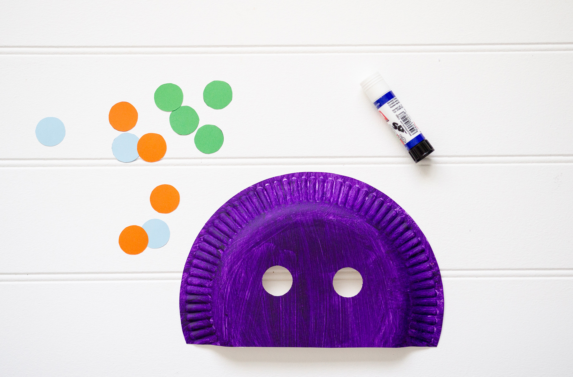 How to make paper plate masks